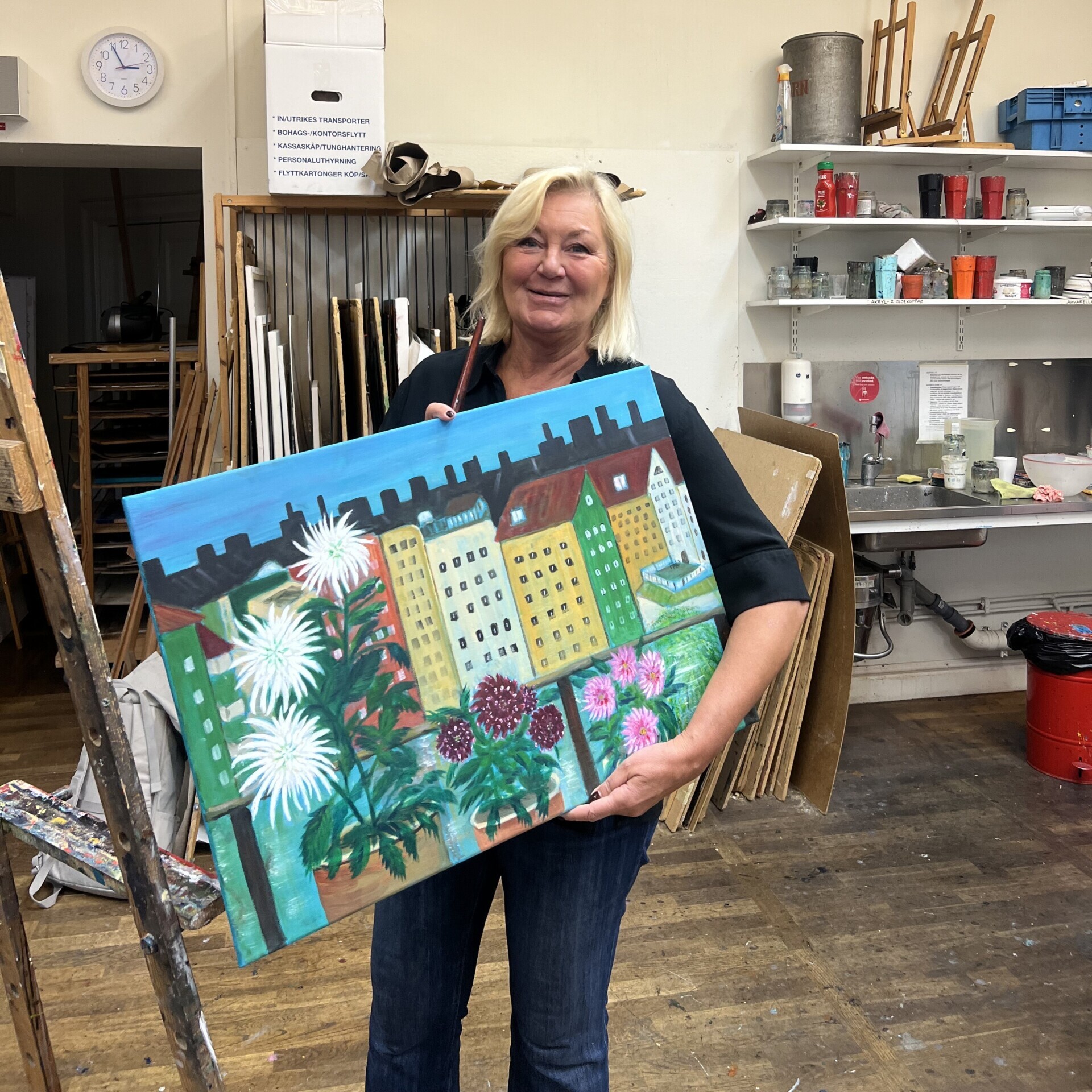 De säljer sina konstverk till förmån för The Hunger Project. - The ...